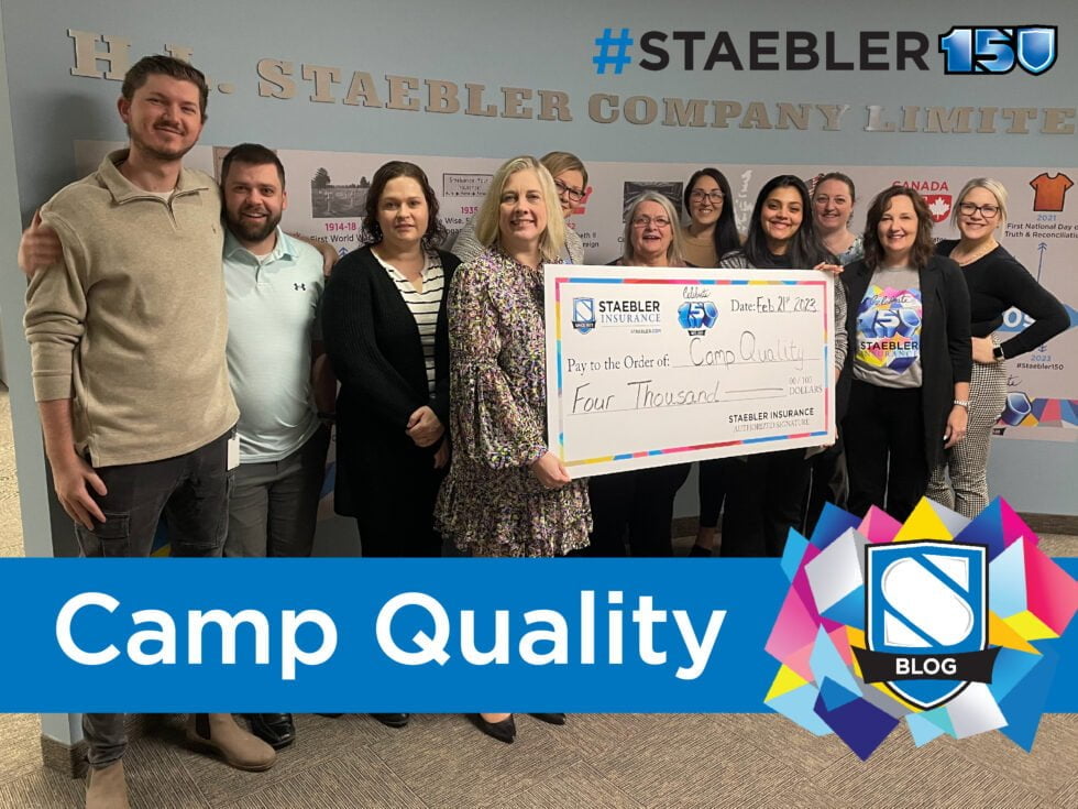 Staebler Supports Camp Quality - Staebler Insurance